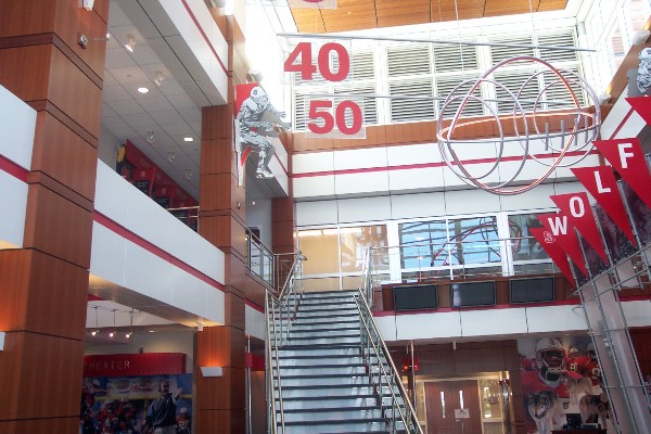 NCSU stadium interior - Precision Walls Inc.