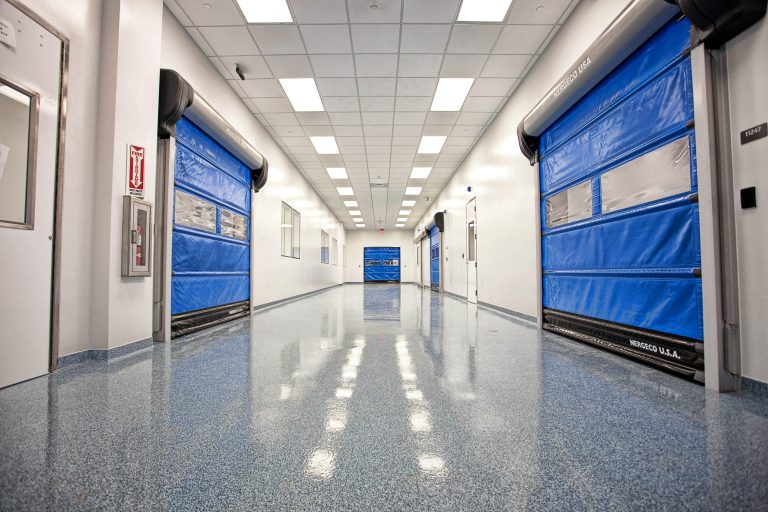 United Therapeutics Clean Vestibule Corridor - Precision Walls Inc.