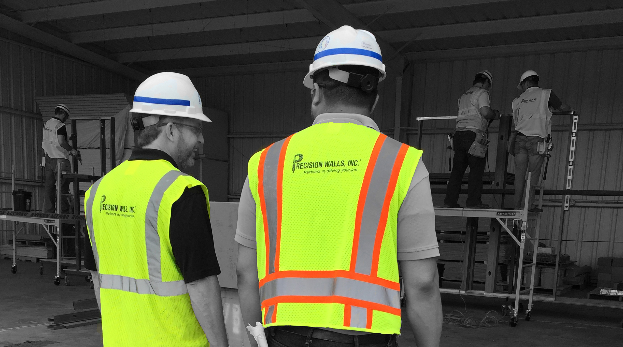 PWI Training (B&W) - cropped - Precision Walls Inc.